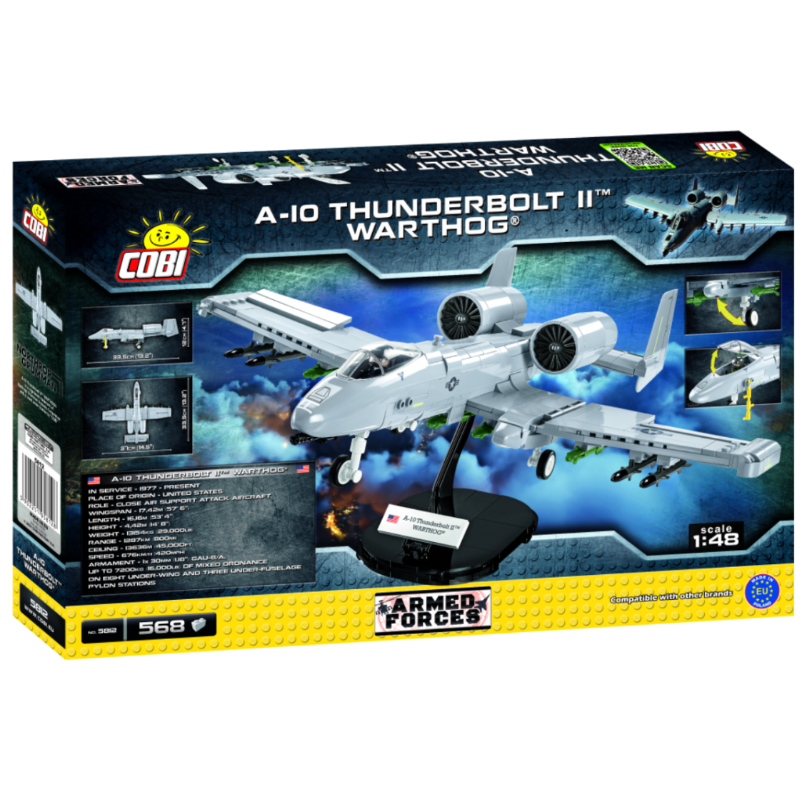 Cobi 5812 - Top Gun A10 Thunderbolt - Klemmbausteine